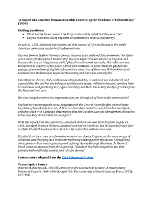Plessy v Ferguson Excerpts - Context and Excerpts from the U. Supreme ...