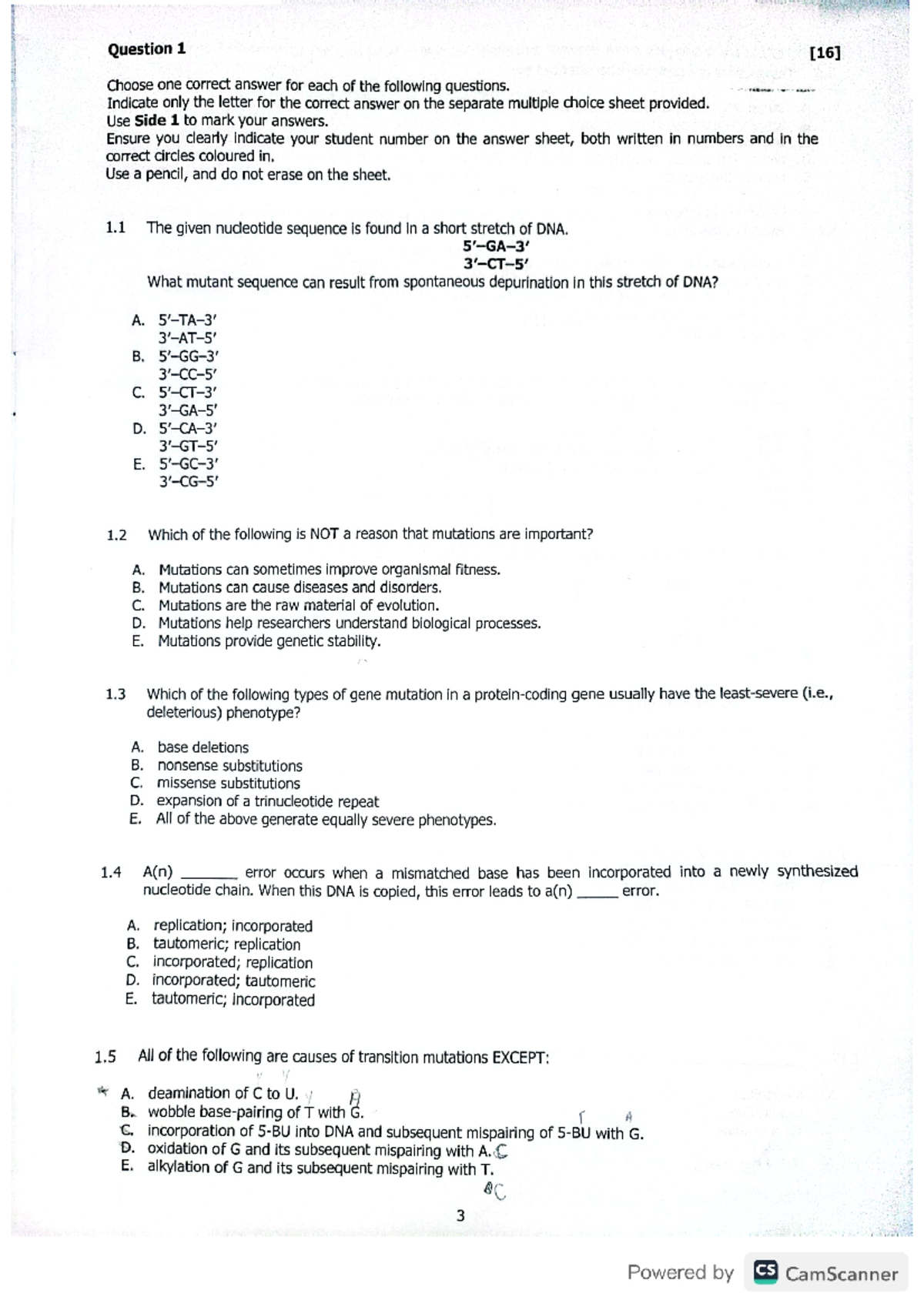 Gts 261 sem test 1 ,2024 - Gts semester test - Question 1 Choose one ...
