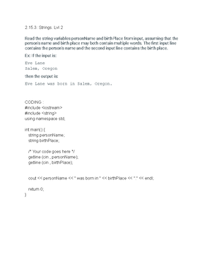 2.19.2 Random numbers - Class of Computer Porgramming C++ COP 1334 ...