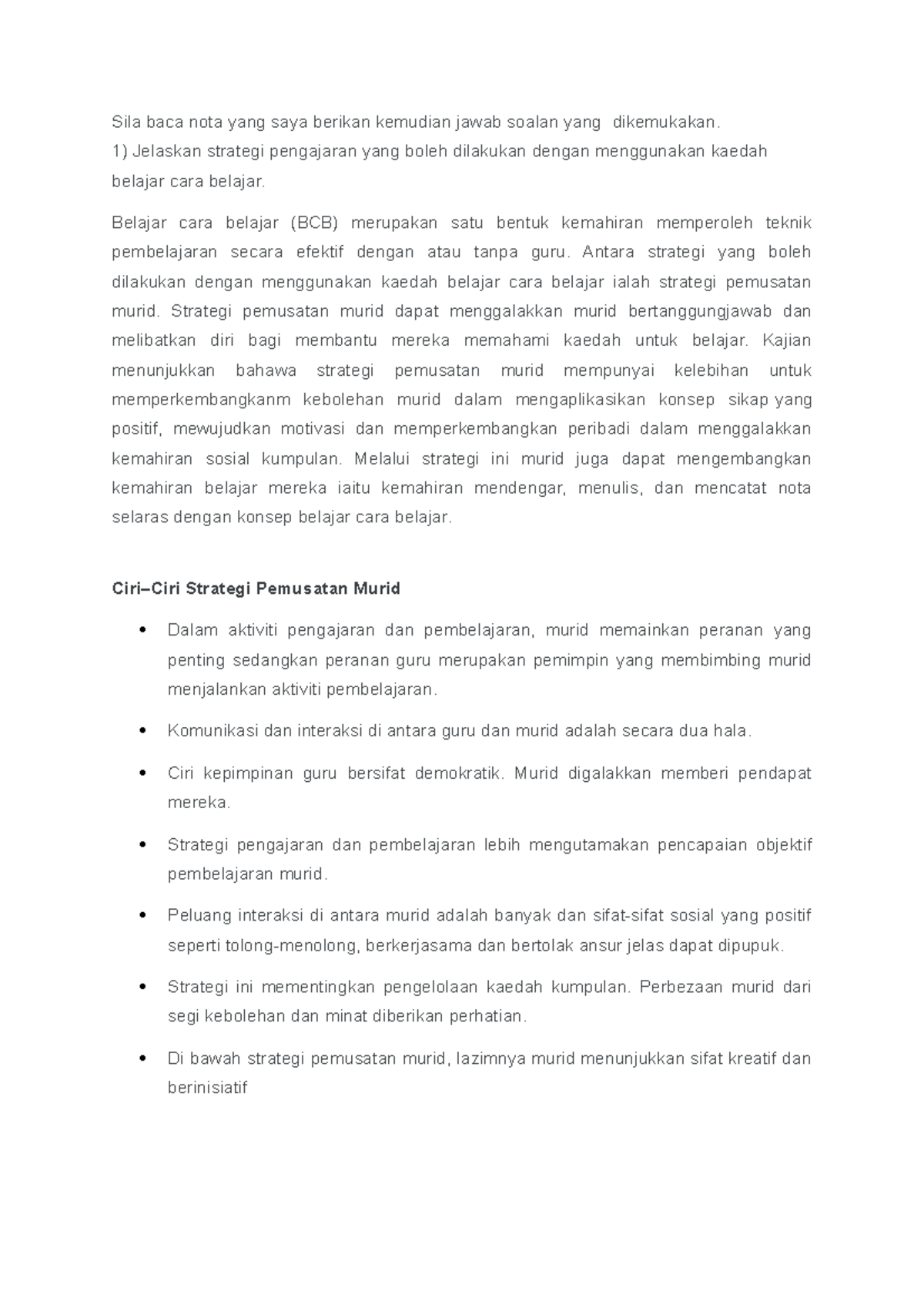 Topik 12 BMMB3043 - Panduan untuk menulis RPH - Sila baca nota yang ...