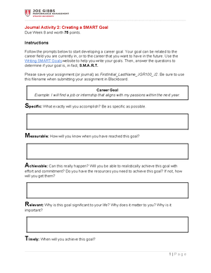Annotated-Cincotta Kirksey JGR100 Week7Assignment Worksheet - 1 Week 7 Assignment: Understanding ...