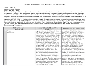 Checkpoint Five - Unit Assignment - TEK: (3) Number and operations. The ...
