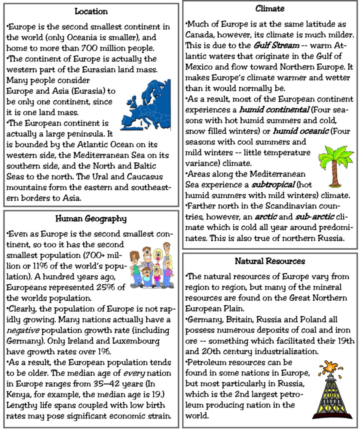 The location and climate of Europe - Studocu
