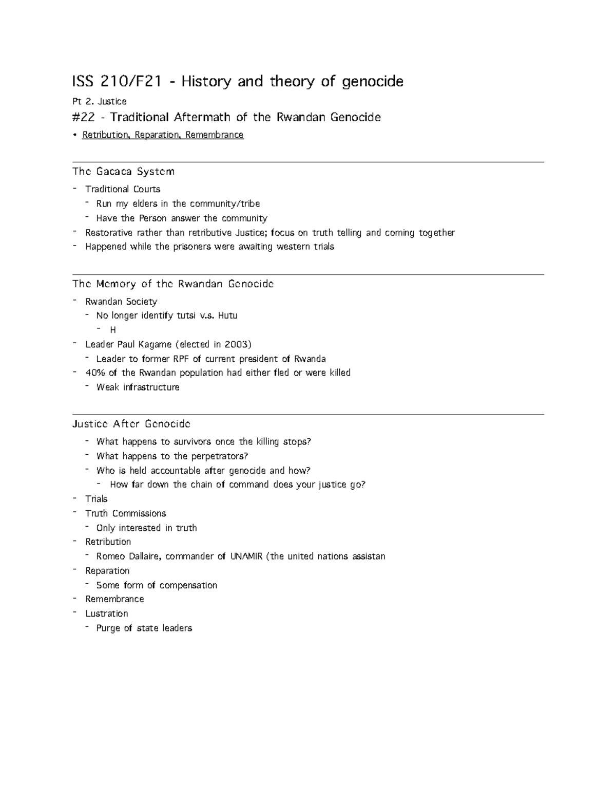 ISS 210 Lecture: Pt.2 - Ronen Steinberg - ISS 210 - MSU - StuDocu