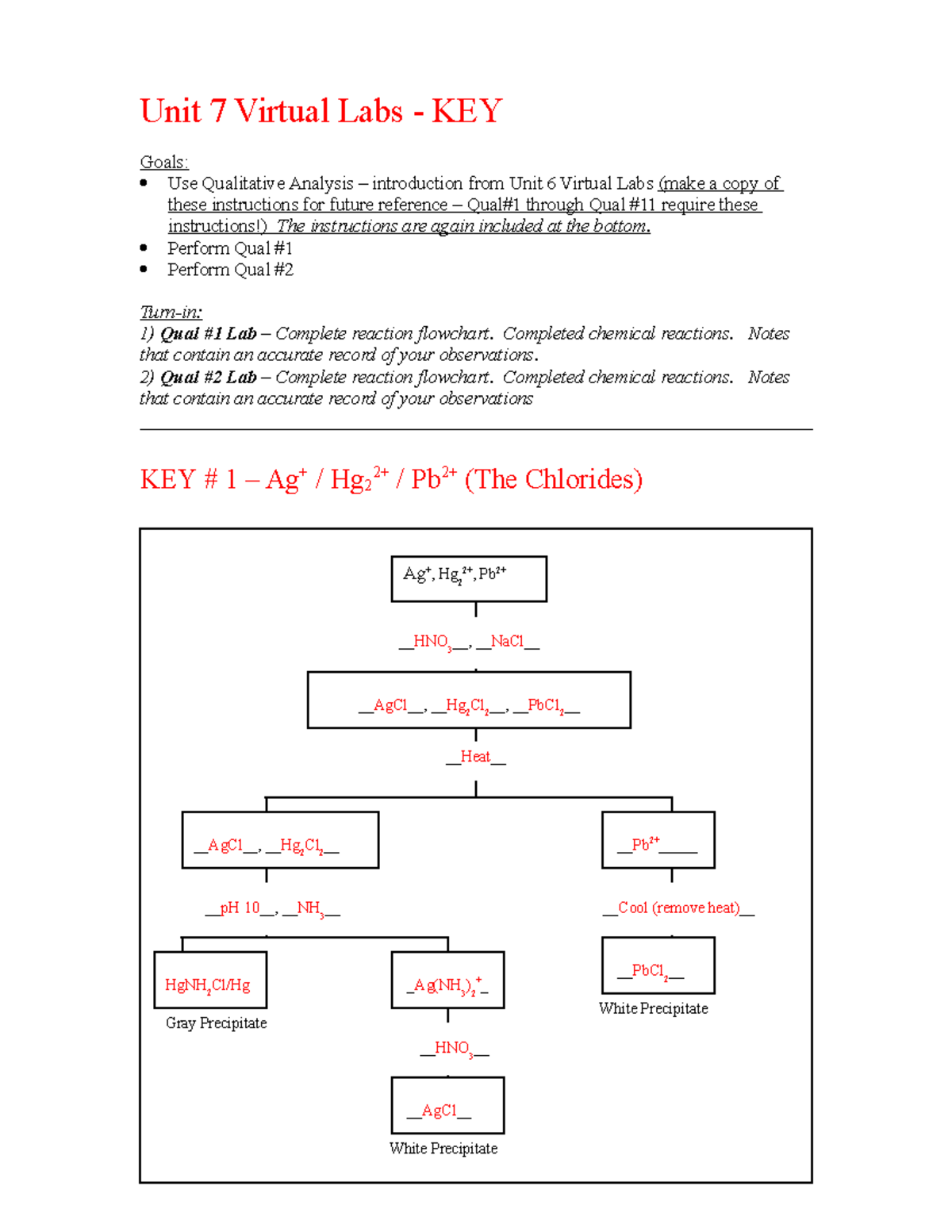 Module 7 Virtual Lab Key - Unit 7 Virtual Labs - KEY Goals: Use ...