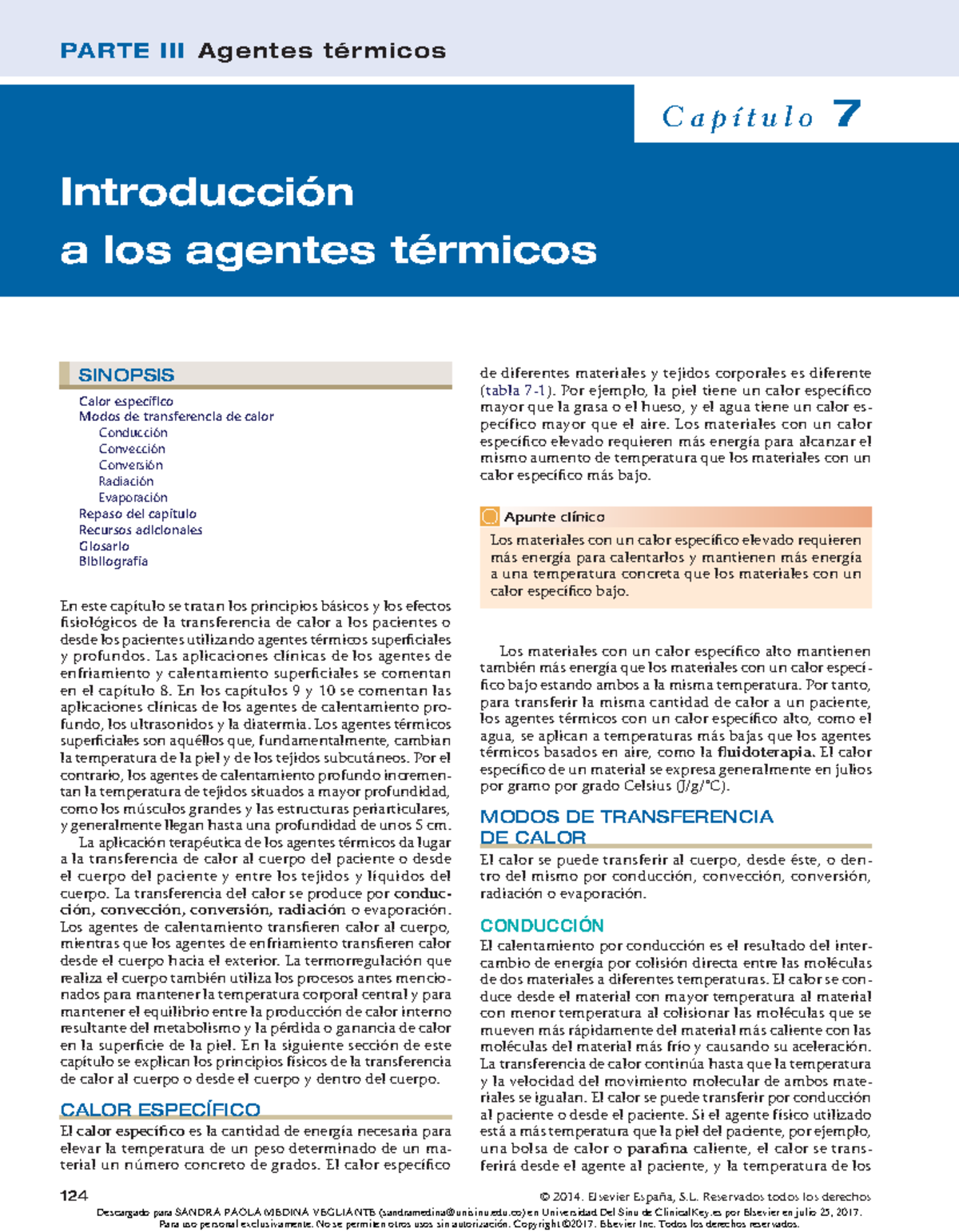 Capitulo 7 Introduccion A LOS Agentes Termicos - 124 © 2014. Elsevier ...