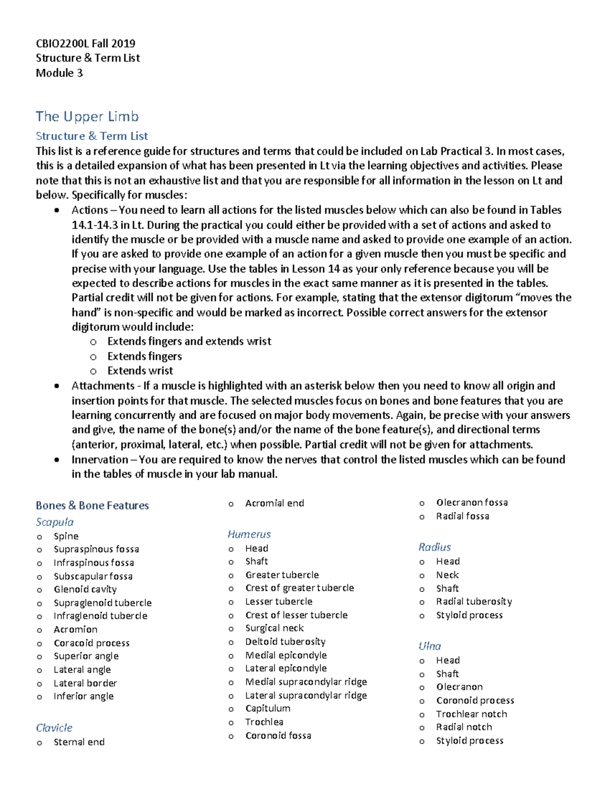 F19 Module 3 Structure List Warning Tt Undefined Function 32 Cbio2200l Fall 2019 Structure