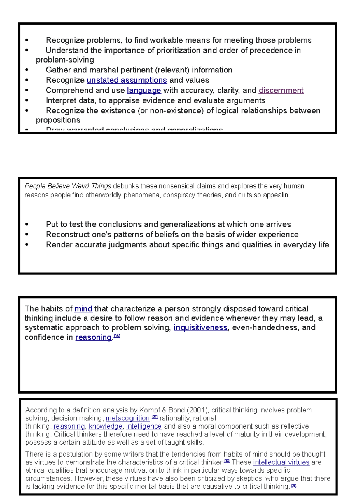 Choose - Recognize problems, to find workable means for meeting those ...