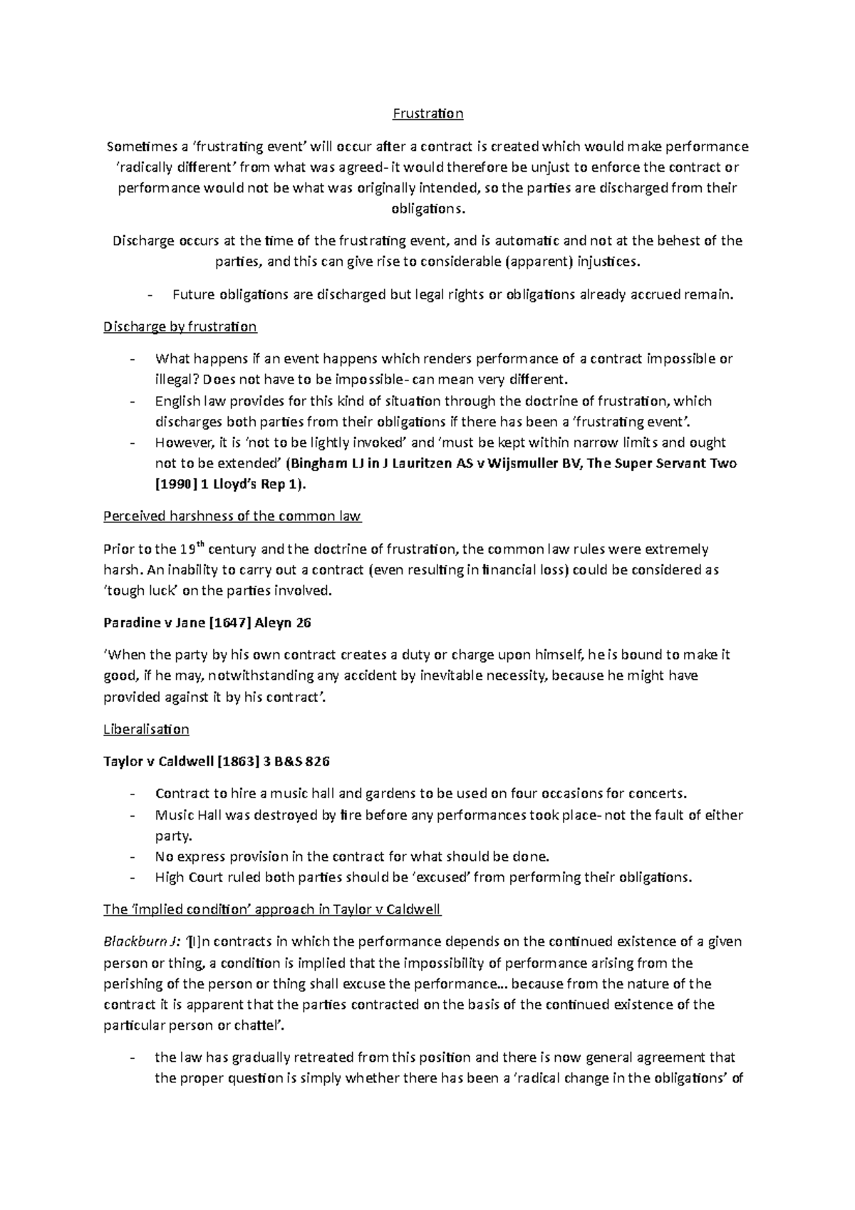 Frustration lecture notes - Frustration Sometimes a ‘frustrating event ...