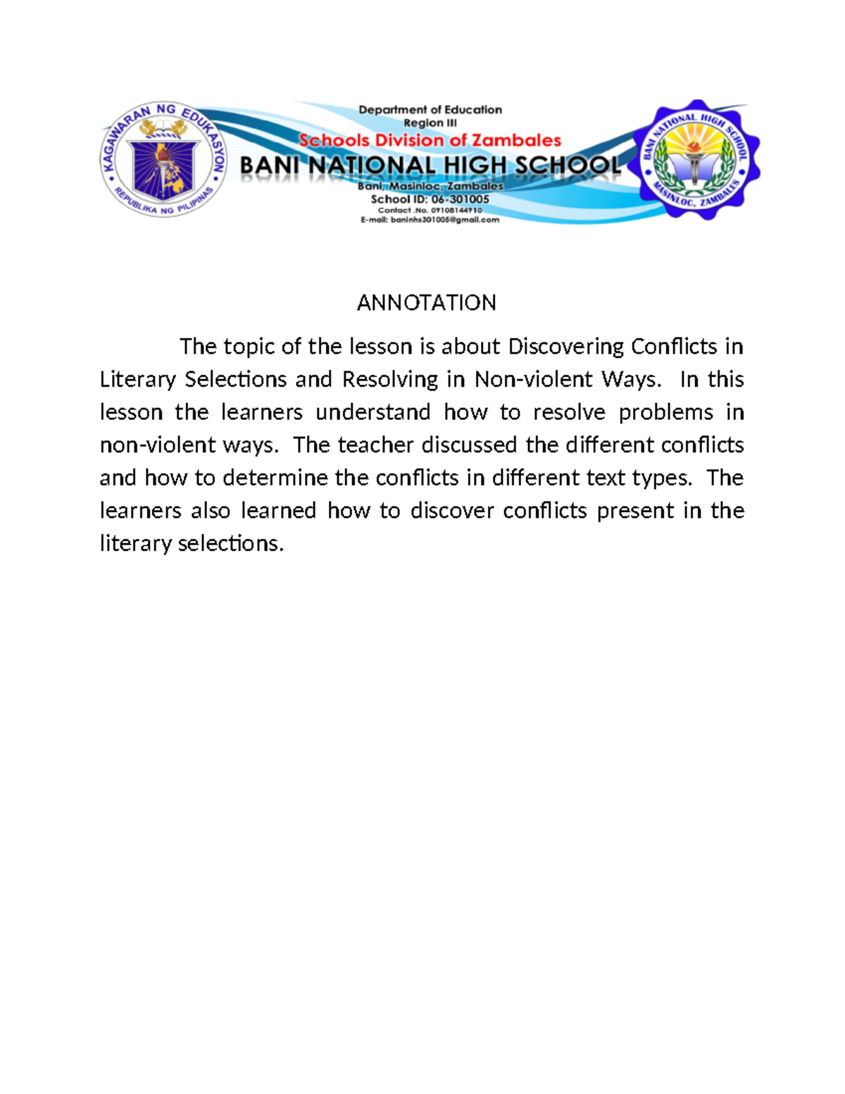 Annotation - emeee - Event Organizing - ANNOTATION The topic of the ...