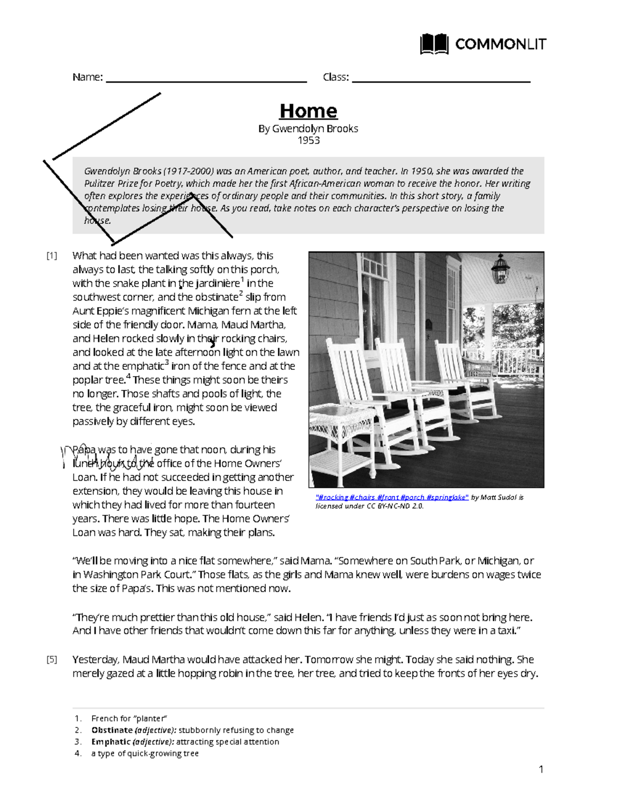 Kami Export - Myles Williams-Hayes - Common Lit Home - Name: Class: "# ...