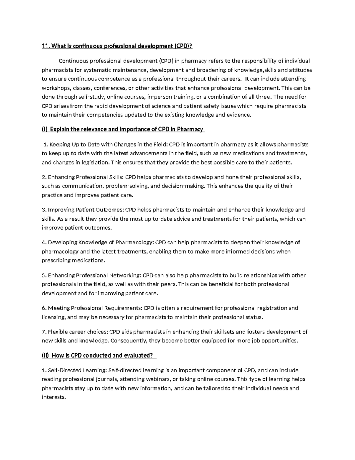 CPD - What is continuous professional development (CPD)? Continuous ...