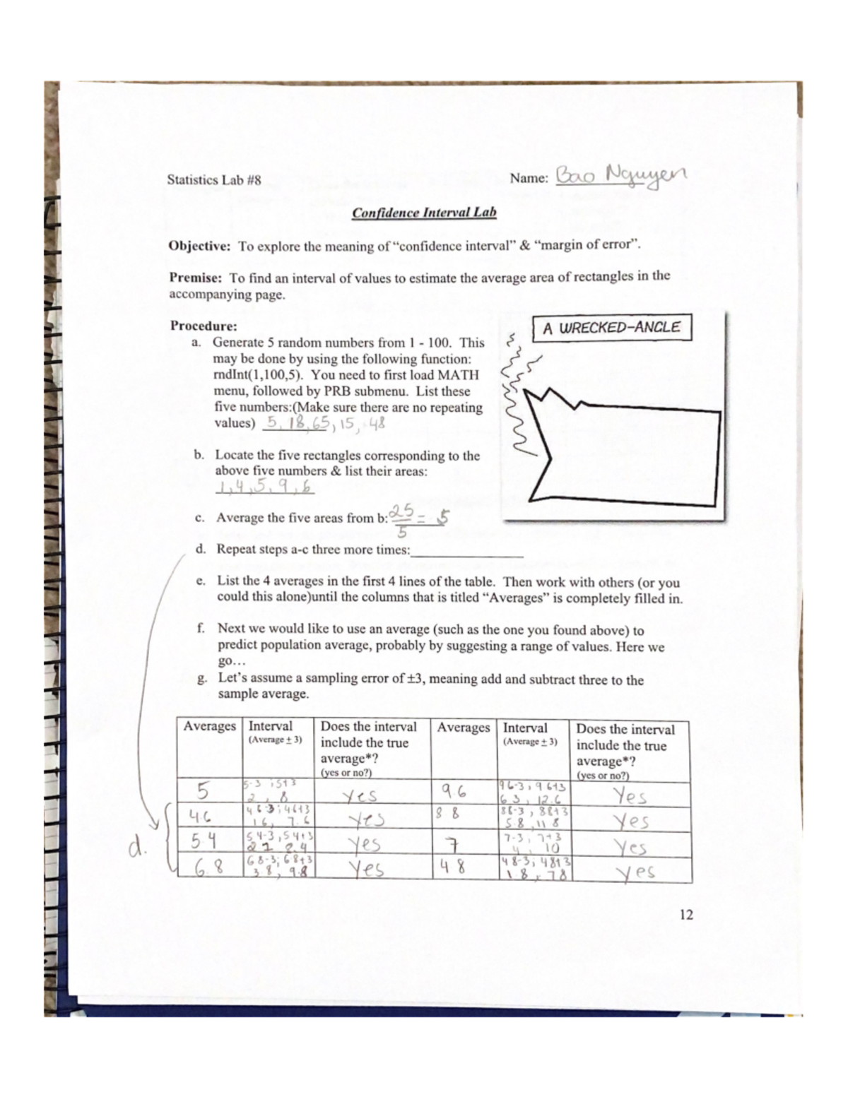 Statistics-Lab-8 and homework - MATH 10 - Studocu