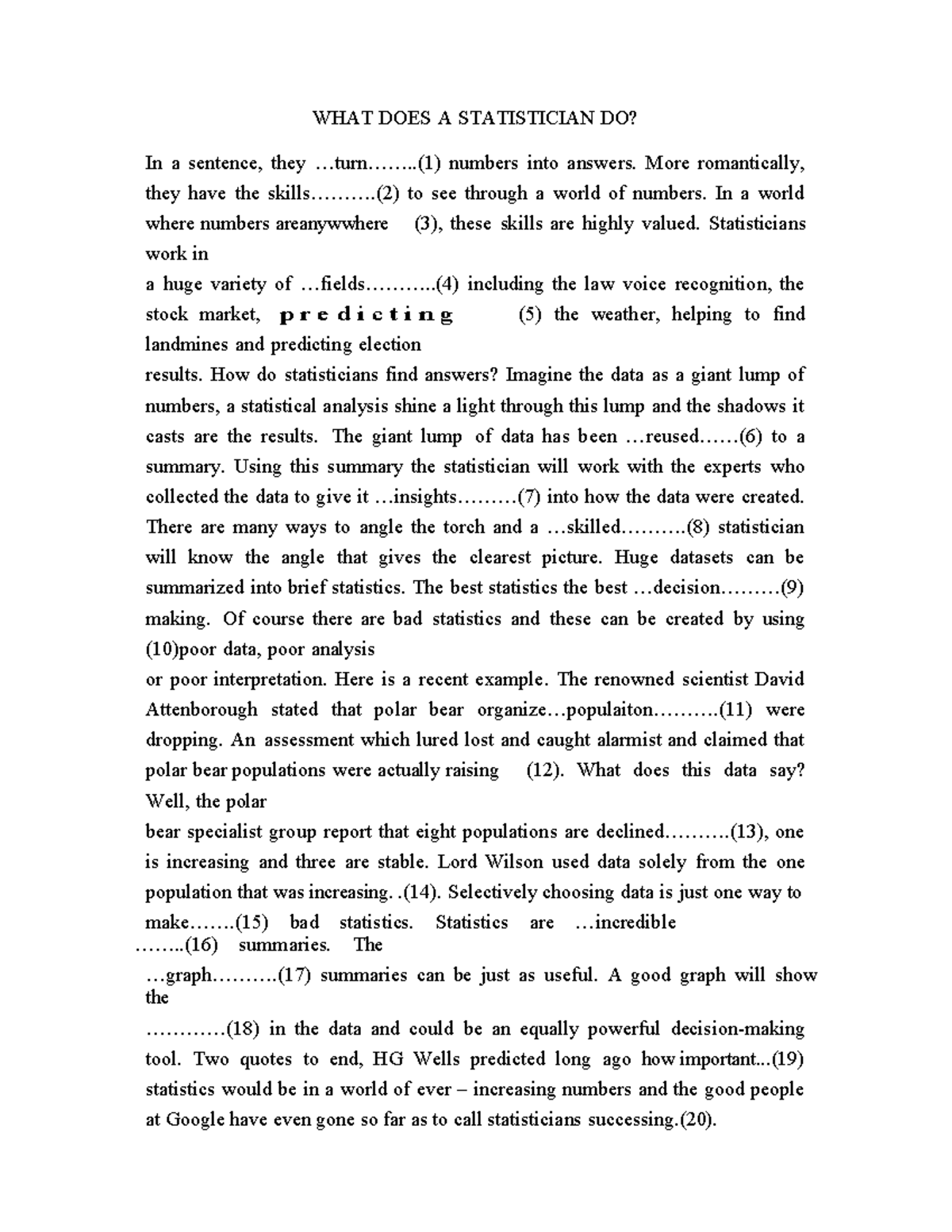 Iconoriginal - Tài liệu tham khảo - WHAT DOES A STATISTICIAN DO? In a ...