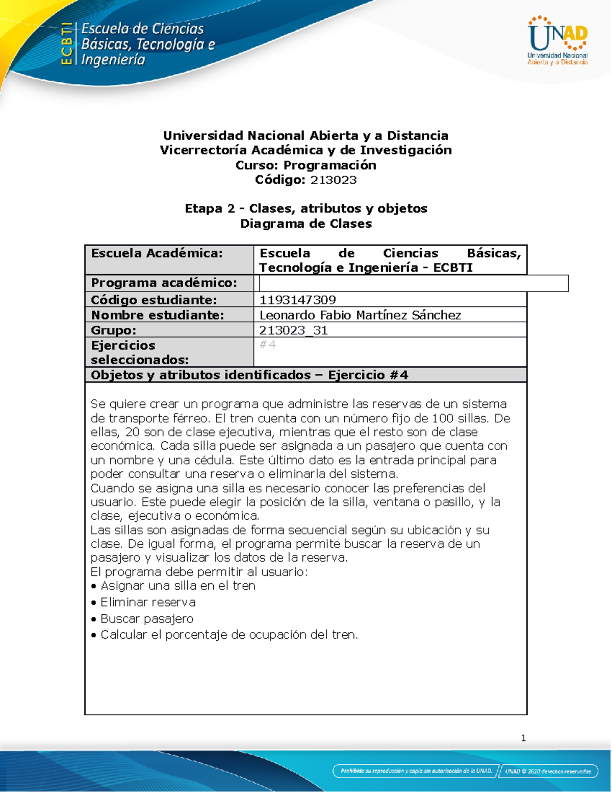 Anexo 2 - Leonardo Martinez Formato Diagrama de Clases - Universidad ...