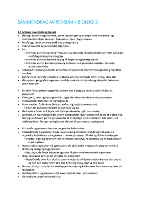 3 Stoffkretsl p og energistr m - Oppgavebank kapittel 3: Sentrale stoffkretsløp og energistrøm ...