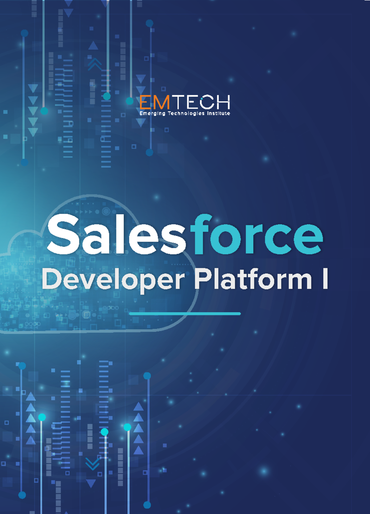 Emtech Brochure Salesforce Developer - Developer Platform I Salesforce ...