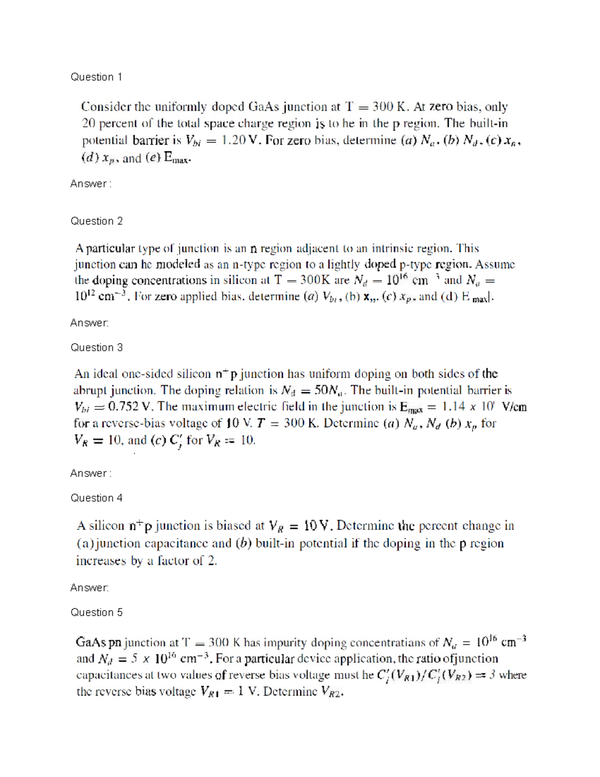 Questions - practice qs - Electronic Devices - Question 1 Answer ...