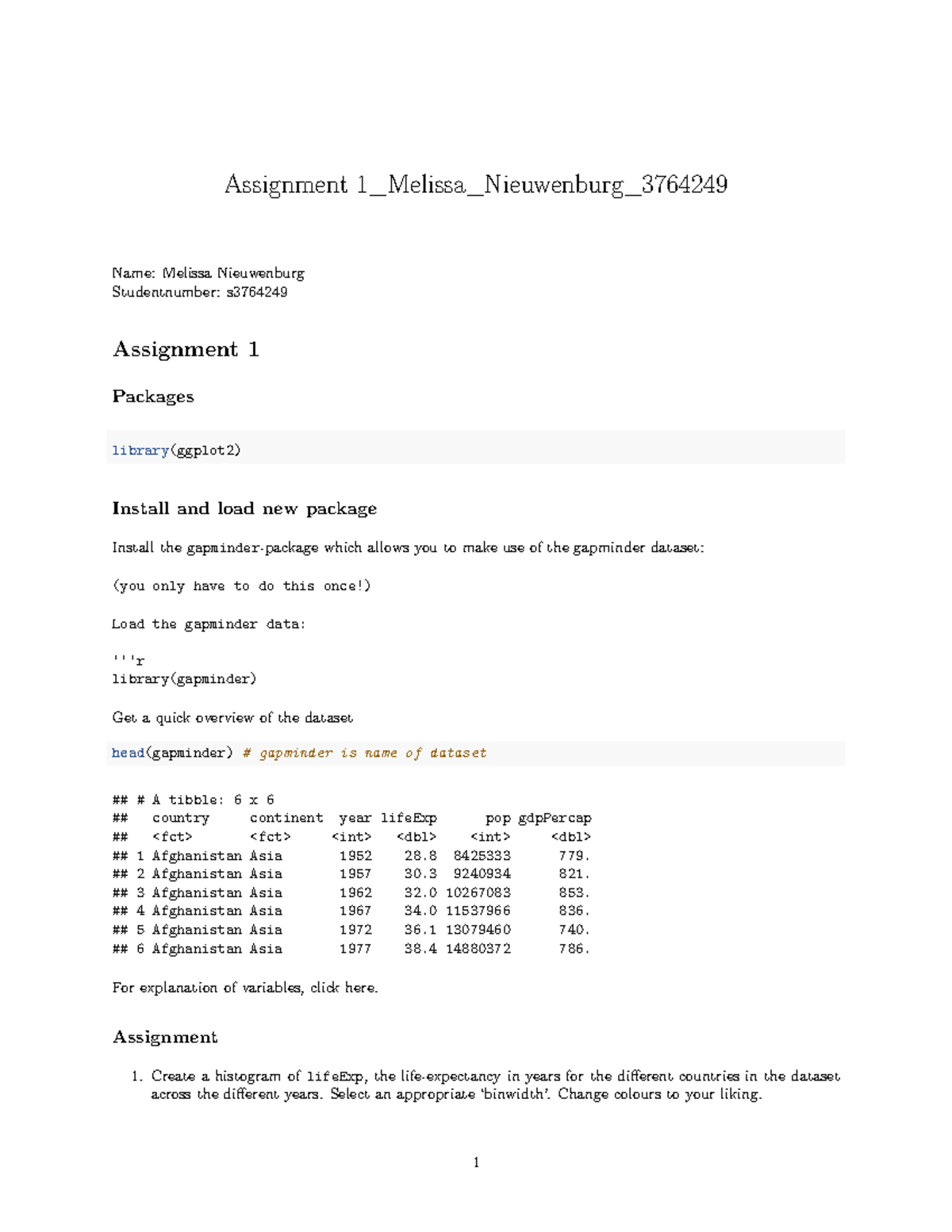 Assignment-1 - First assignment - Assignment 1_Melissa_Nieuwenburg ...
