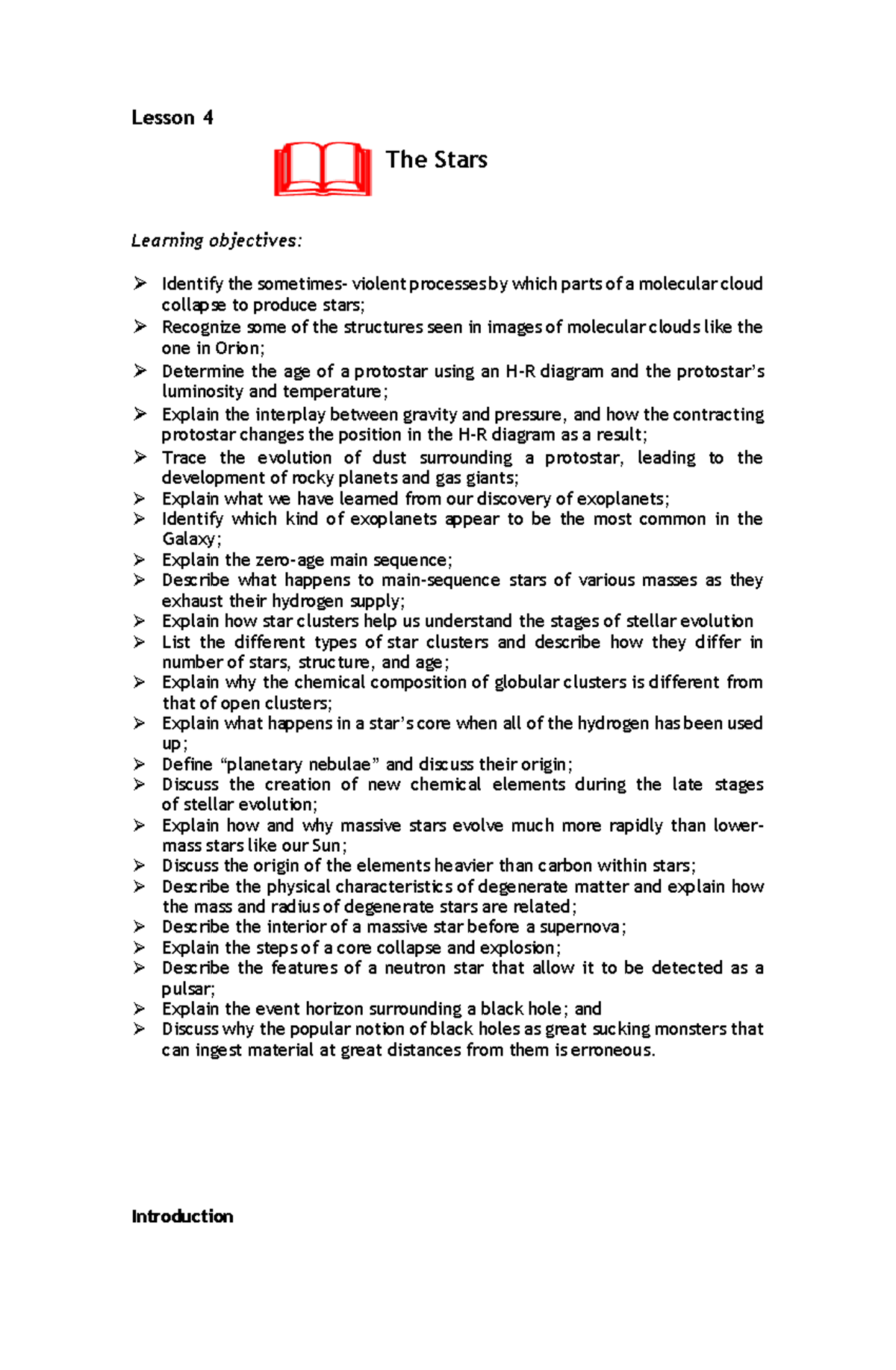 Module 3 Lesson 4 The Stars - BSEd Basic English - DMMMSU - Studocu