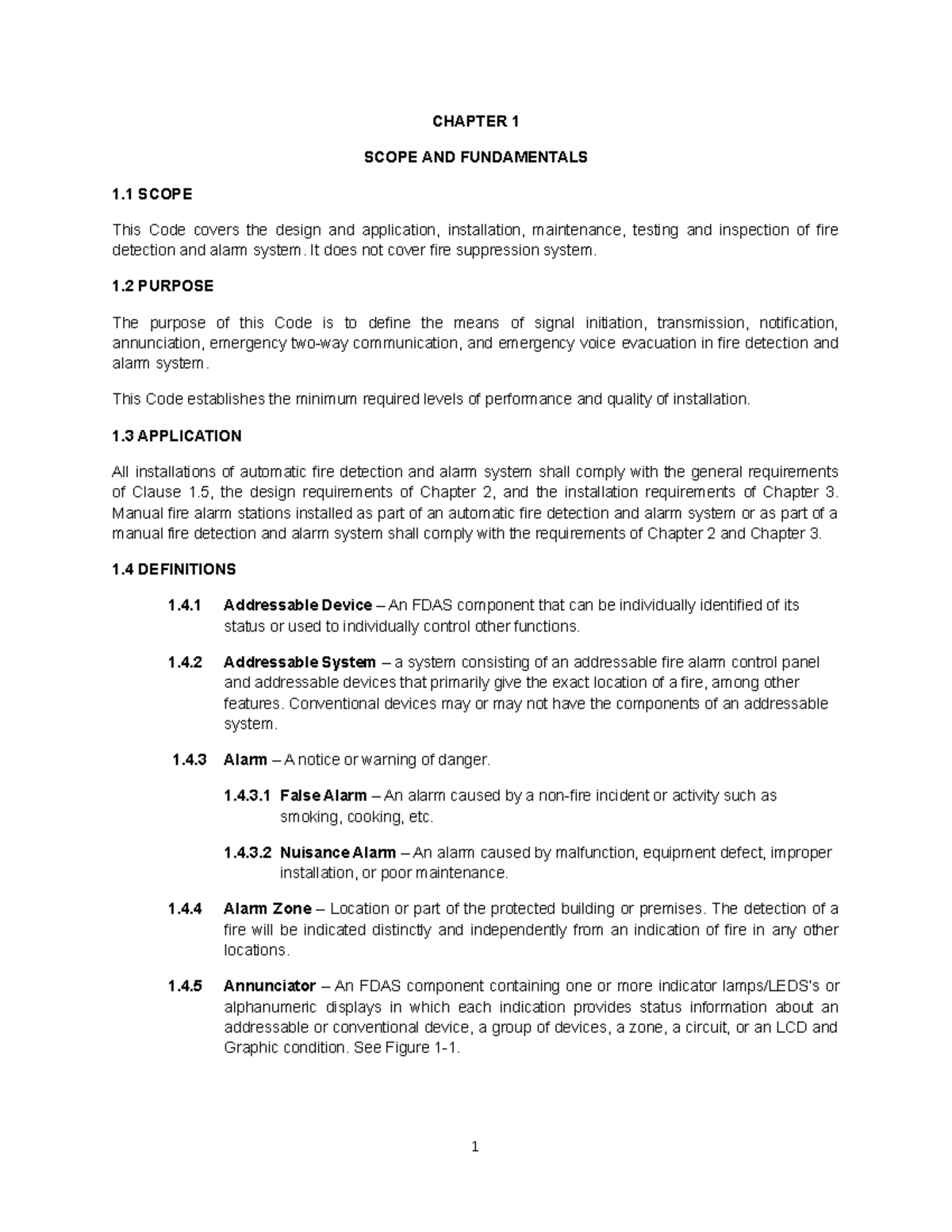 FDAS - This talks about the different types and function of FDAS or ...