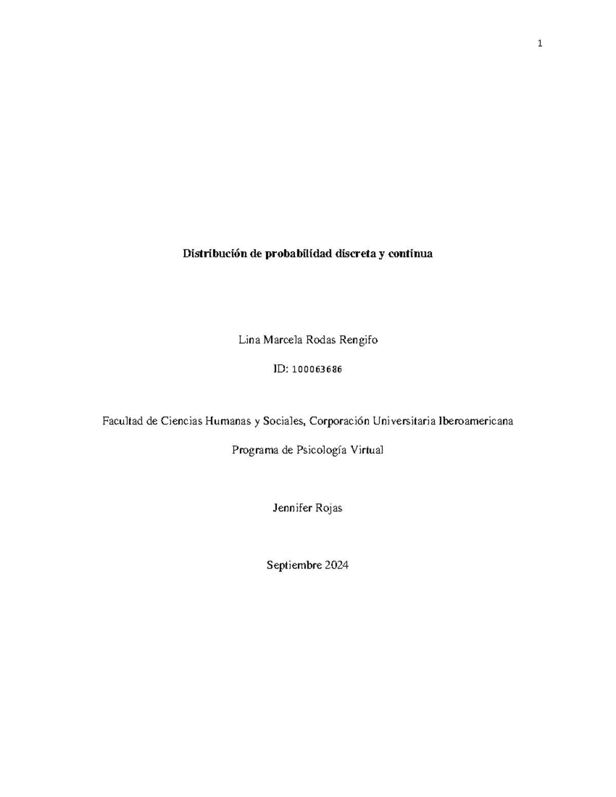 Actividad 4 - Distribución de probabilidad discreta y continua ...