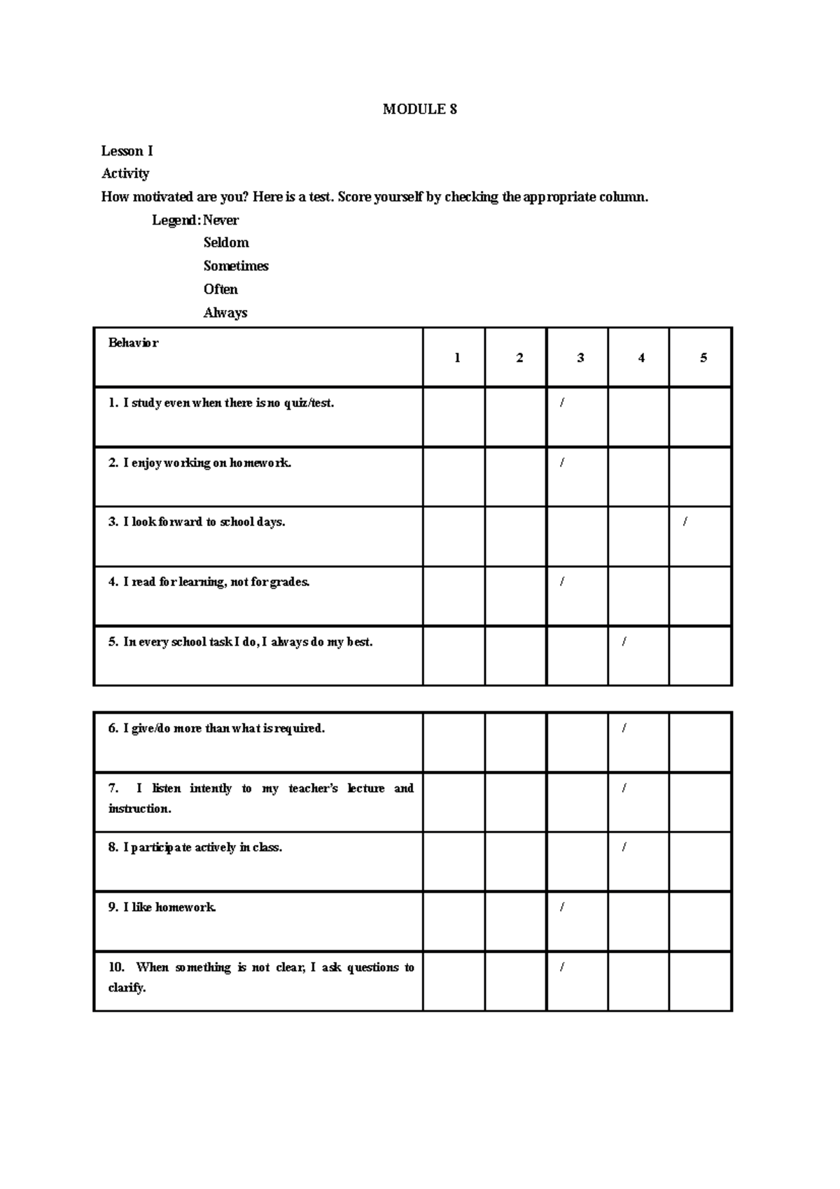 M8 Activities, Facilitating Learner - Facilitating Learner Centered ...