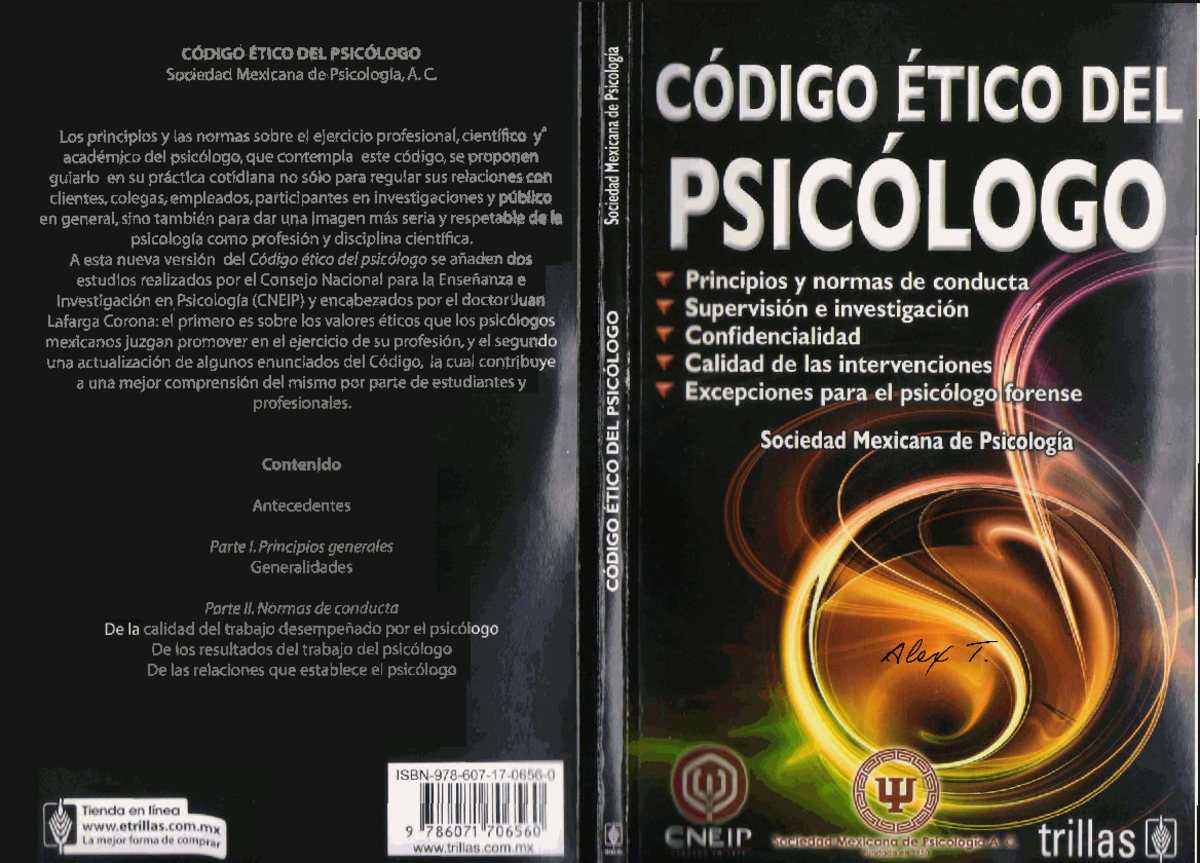 Código Ético CON Portada - fullengineeringbook CDIG TICO DEL PSICLOGO ...