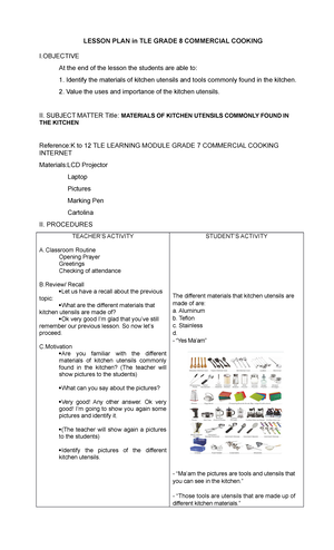 Grade 5 DLL Science 5 Q4 Week 6 - GRADES 1 to 12 DAILY LESSON LOG ...