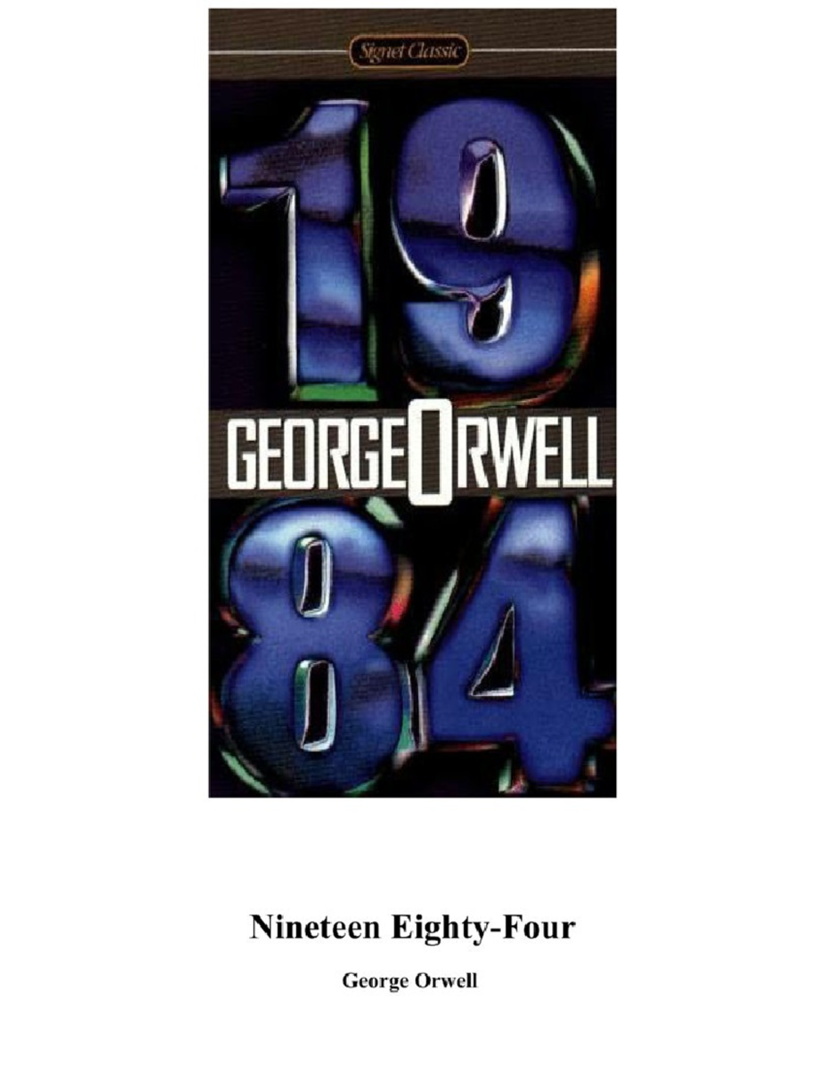 1984 Text - Once opun a day and time and year and soulful and amazing ...