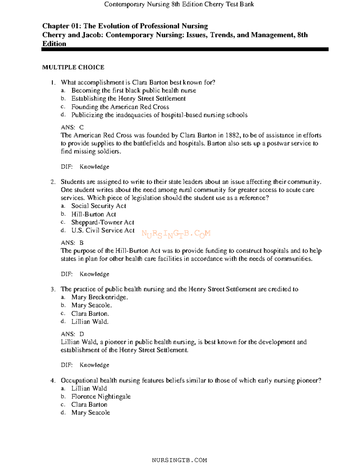 01 - This is the test bank...Basically test questions that will most ...