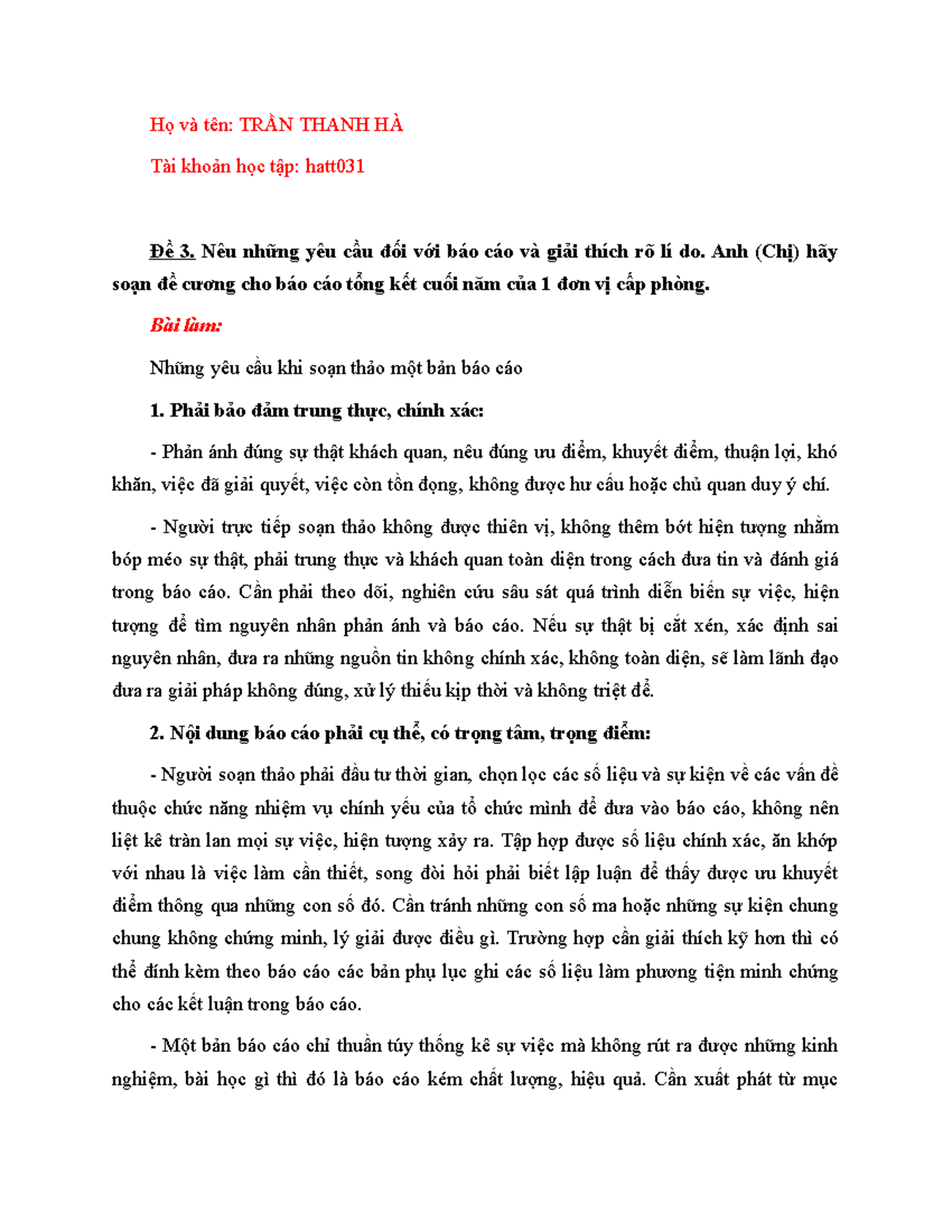 Bài tập bố Hàaa-ehou-123442 - Họ và tên: TRẦN THANH HÀ Tài khoản học ...