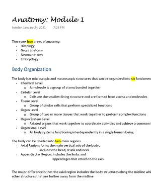 Summary OF Gastrointestinal Anatomy - SUMMARY OF GASTROINTESTINAL ...