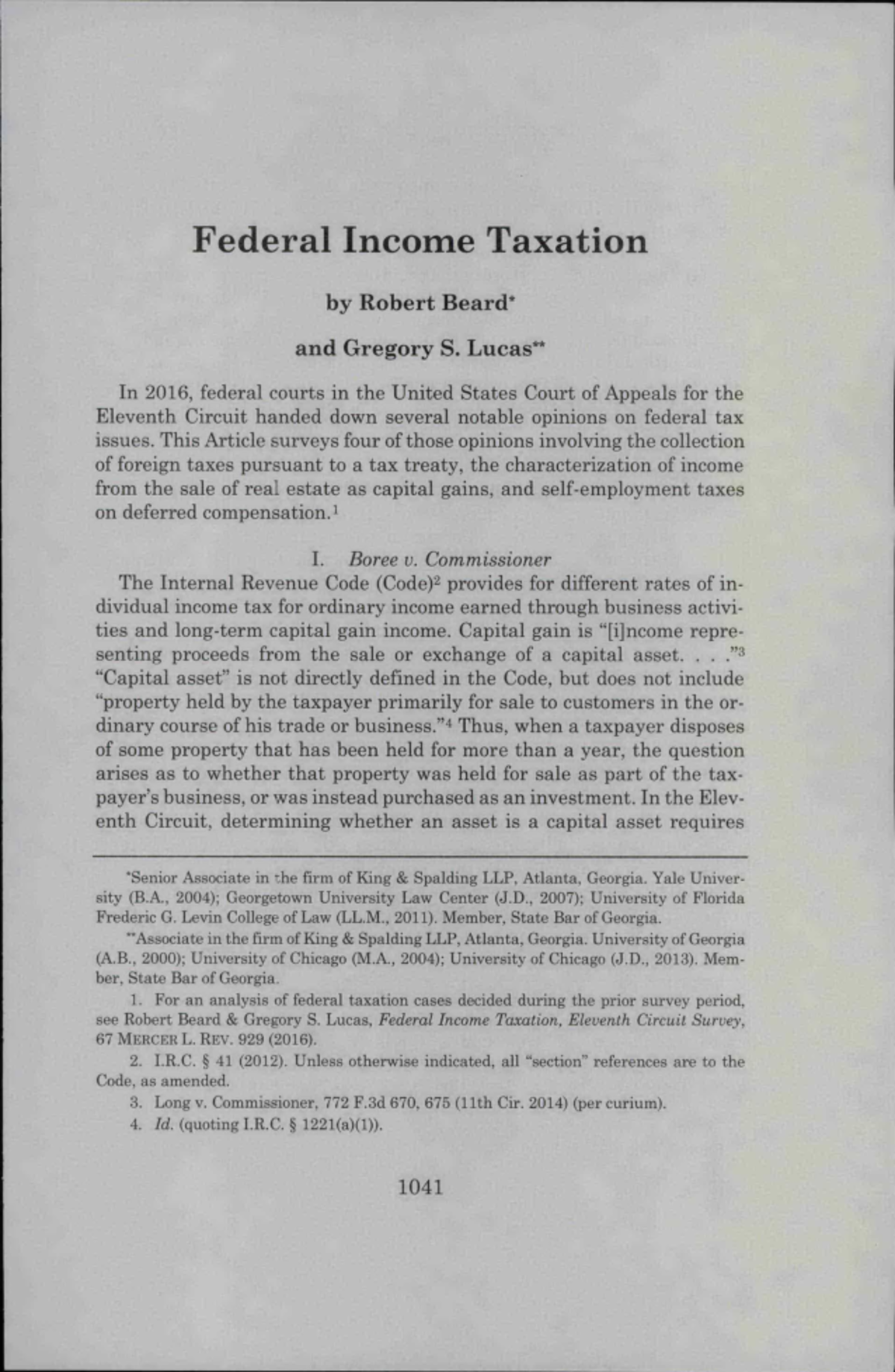 Federal Incom e T axation - Federal Incom e Taxation by Robert Beard ...