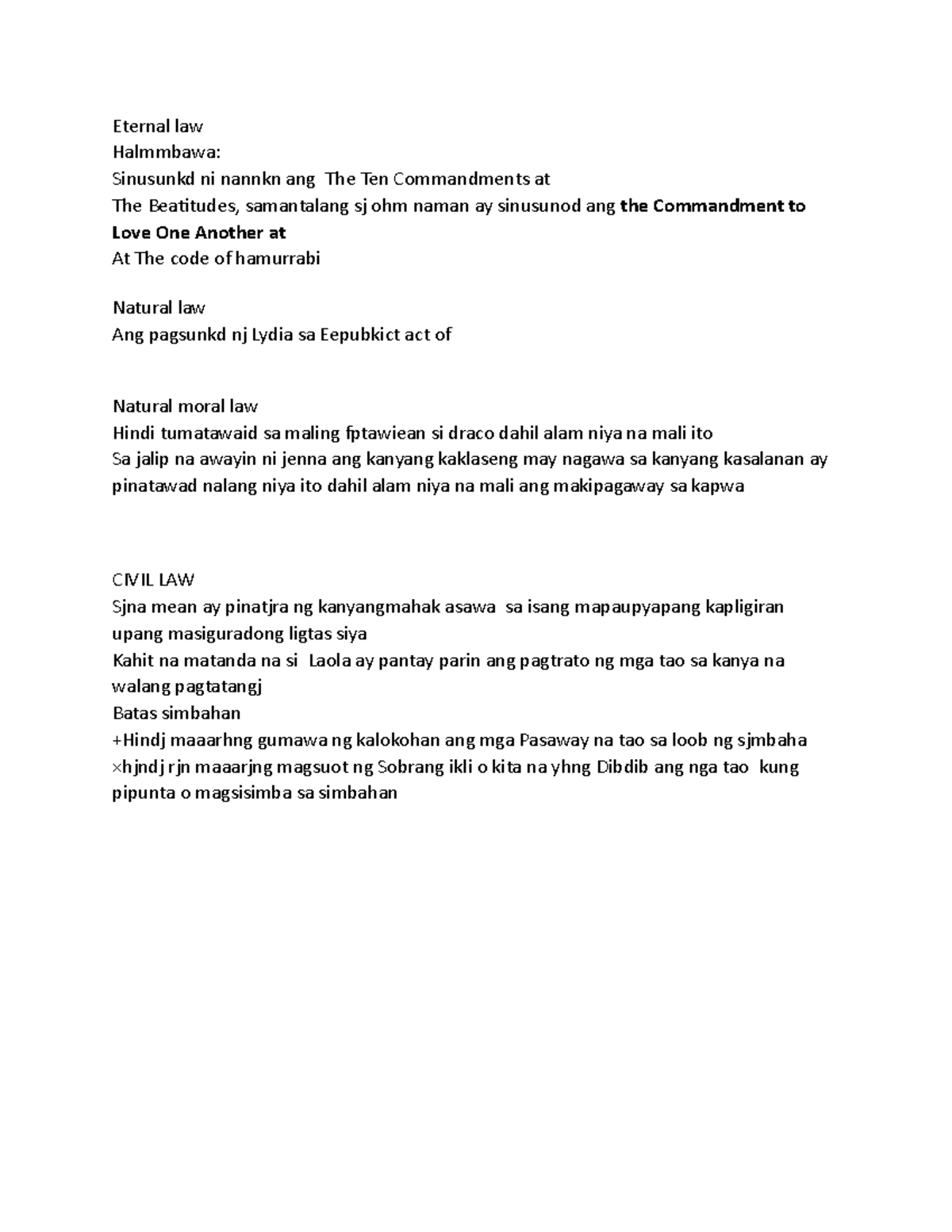 Document bhggndc - Nnnjj - Eternal law Halmmbawa: Sinusunkd ni nannkn ...