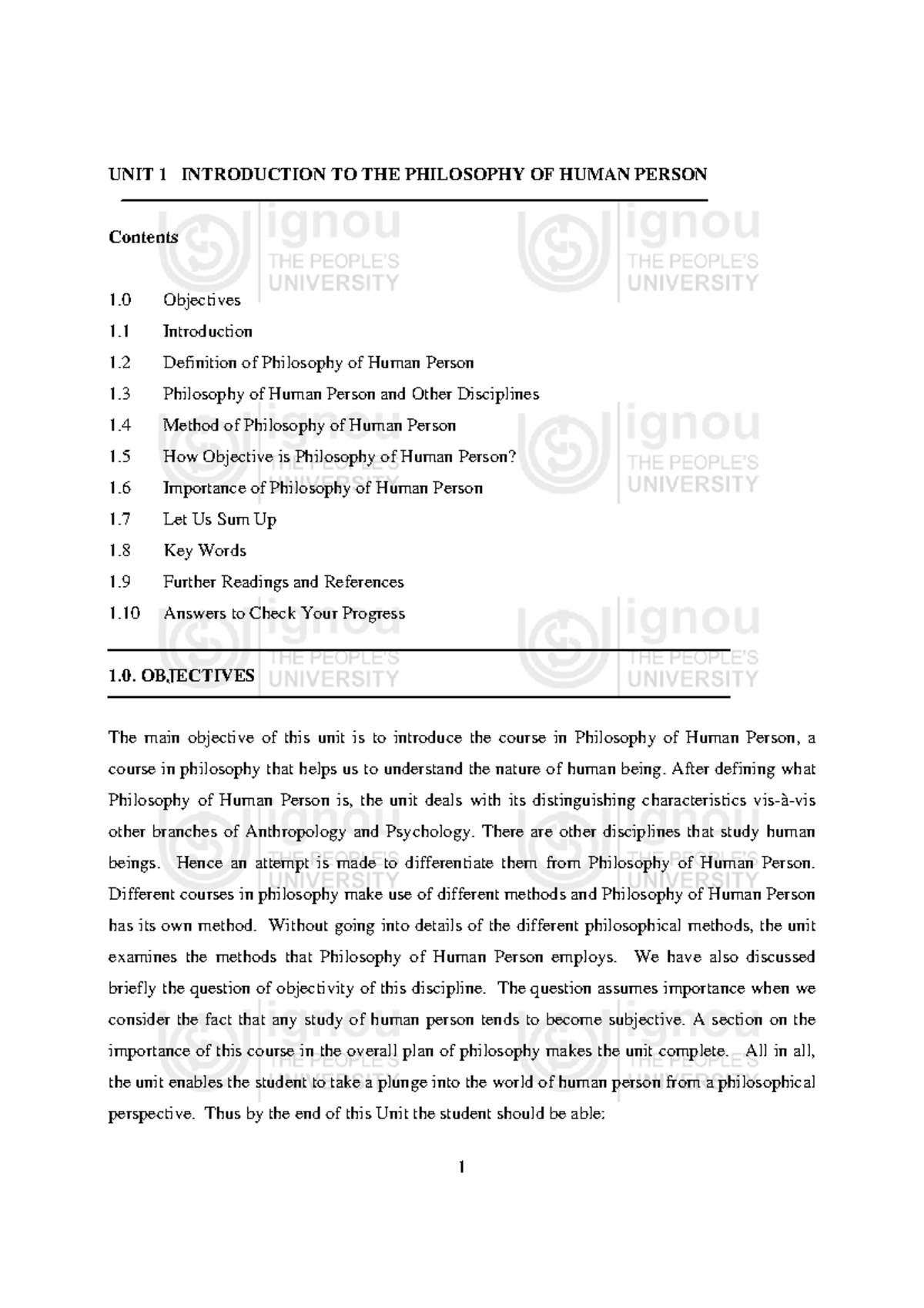 Unit-1 - I hope it can help you to study - UNIT 1 INTRODUCTION TO THE ...