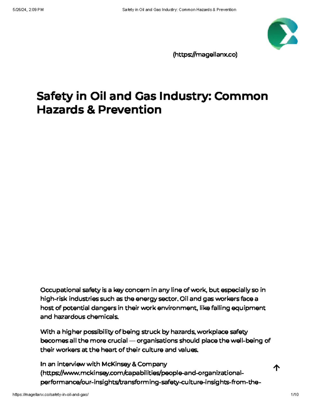 Safety in Oil and Gas Industry Common Hazards & Prevention - Safety in ...