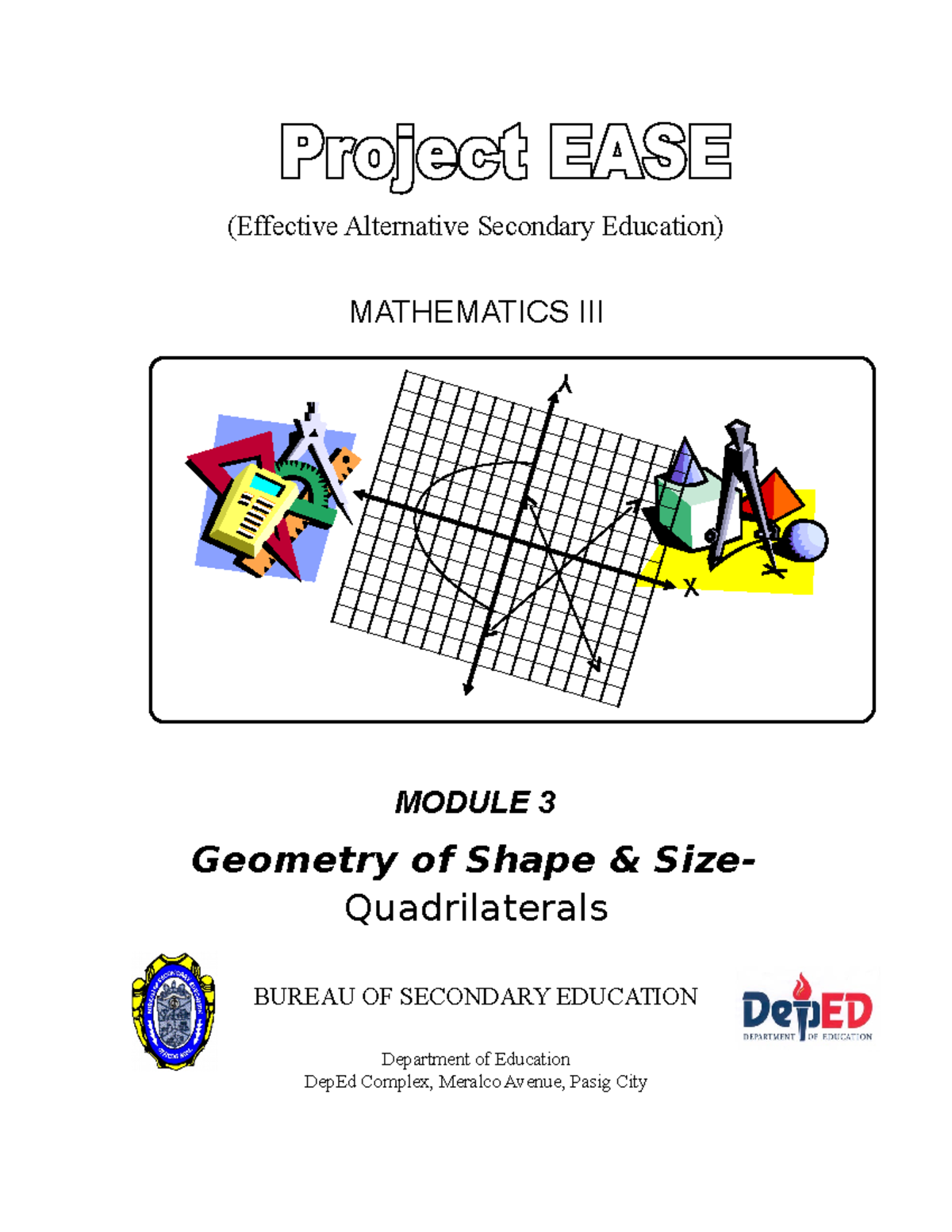 Module 3 - Geometry of Shape and Size-Quadrilaterals - (Effective ...