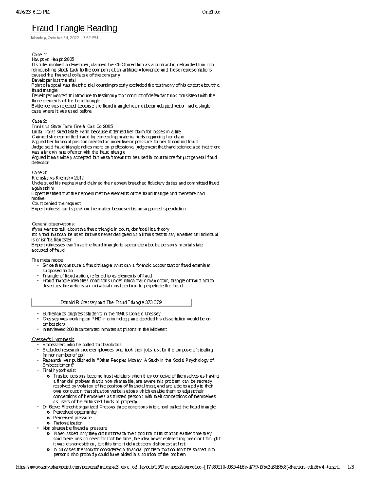 MOS 1023 Lecture 5 - 4/26/23, 6:55 PM OneNote - Studocu