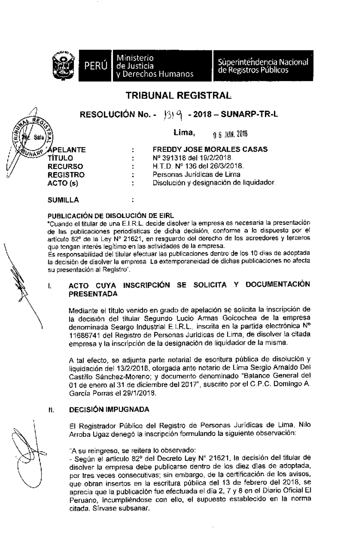 EIRL - todo lo que debes de saber de eirl - Ministerio de Justicia w. y ...