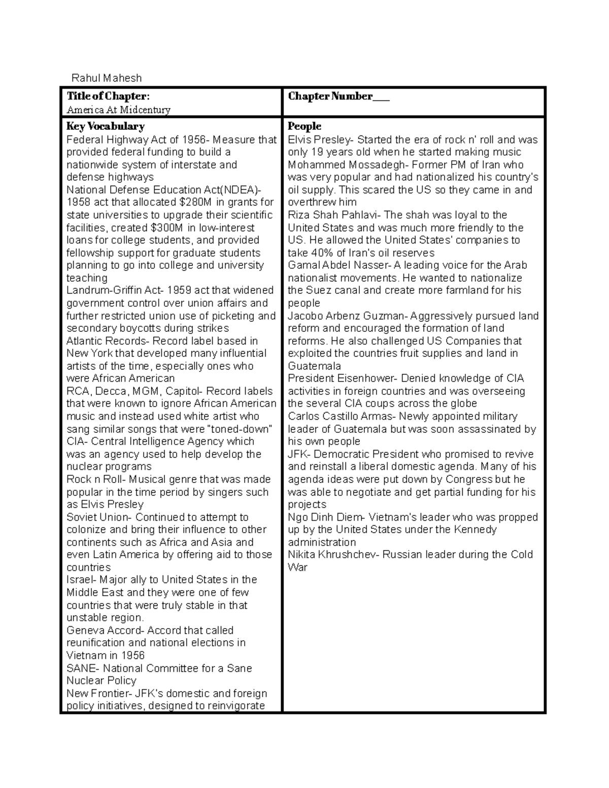 Weekly Notes - Out of Many - Chapter 27 + Amsco 27 and PSP Term 2 ...