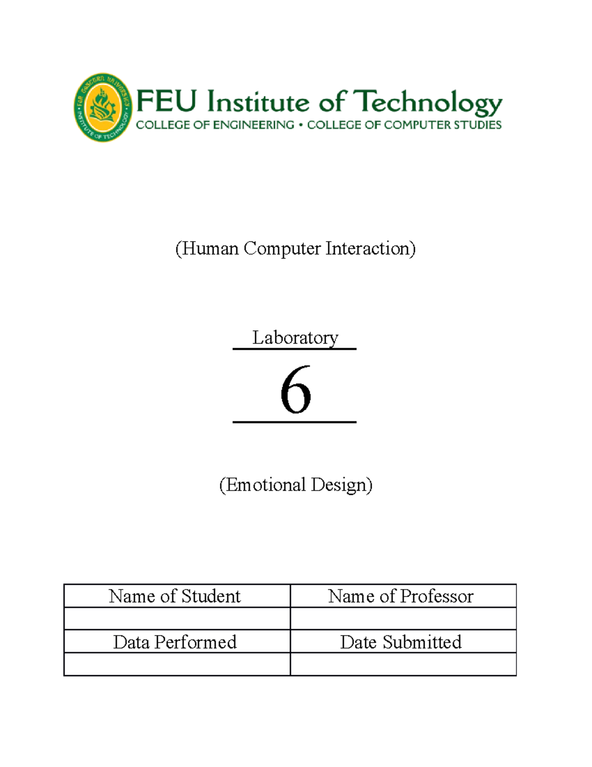 M6 - Lab Activity for ccs0031 - Computer Programming 1 - Studocu