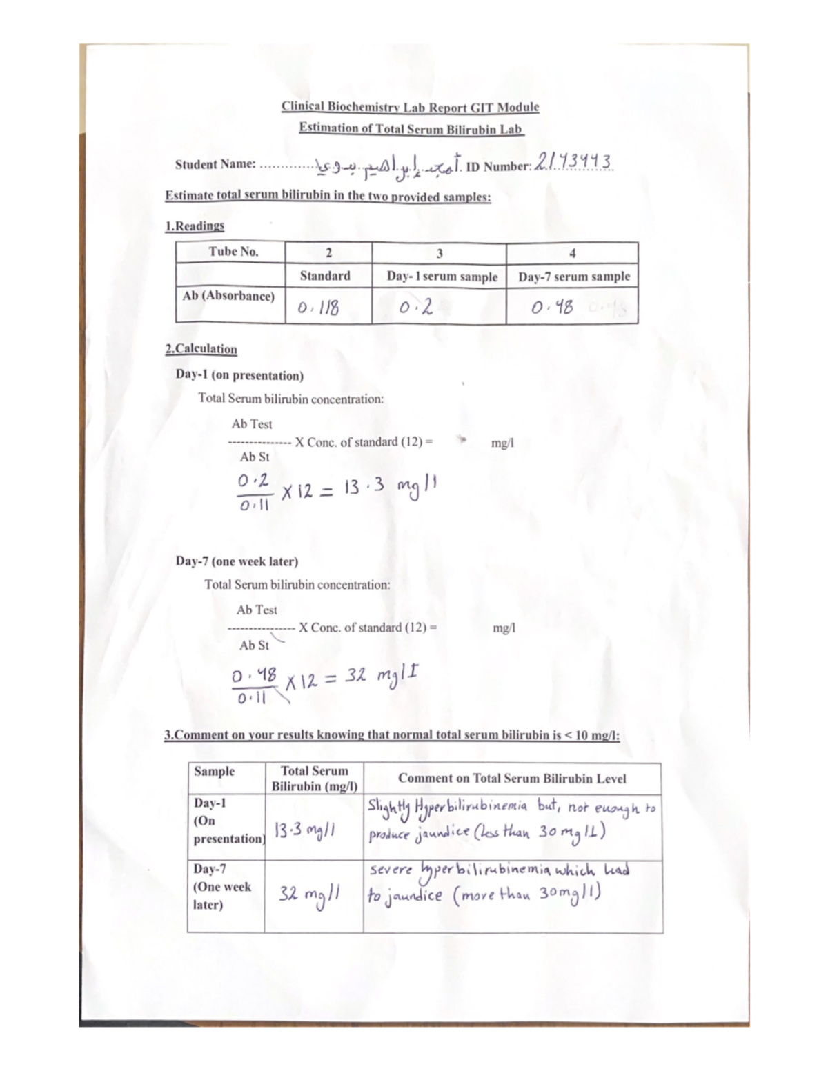 Clinical Biochemistry Lab LR - STATICS - Studocu