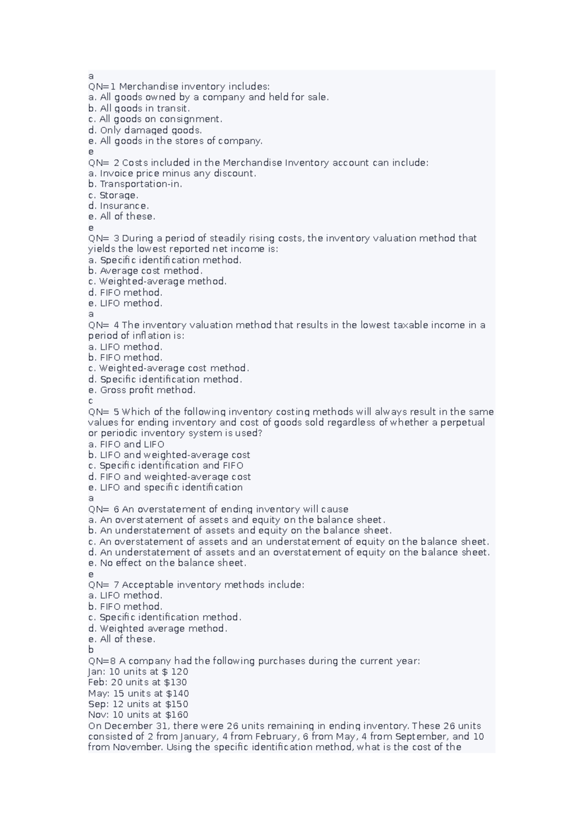 New DOC Document Key Test Final exam 2021 - Financial - FPT - Studocu