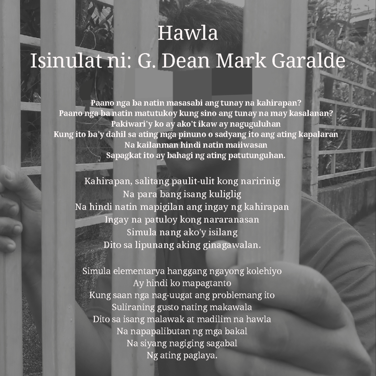 Inbound 1248019112534941091 - Hawla Isinulat ni: G. Dean Mark Garalde ...