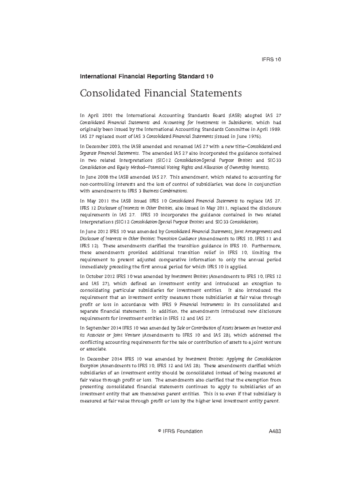 Ifrs10 129 - This is IFRS material - International Financial Reporting ...