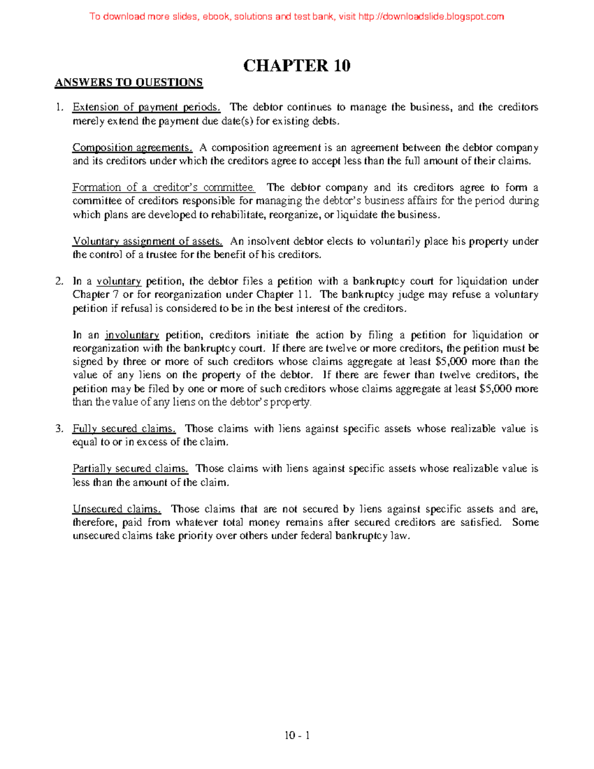 Jeter AA 4e Solutions Manual Ch10 - Accounting information system - Al ...