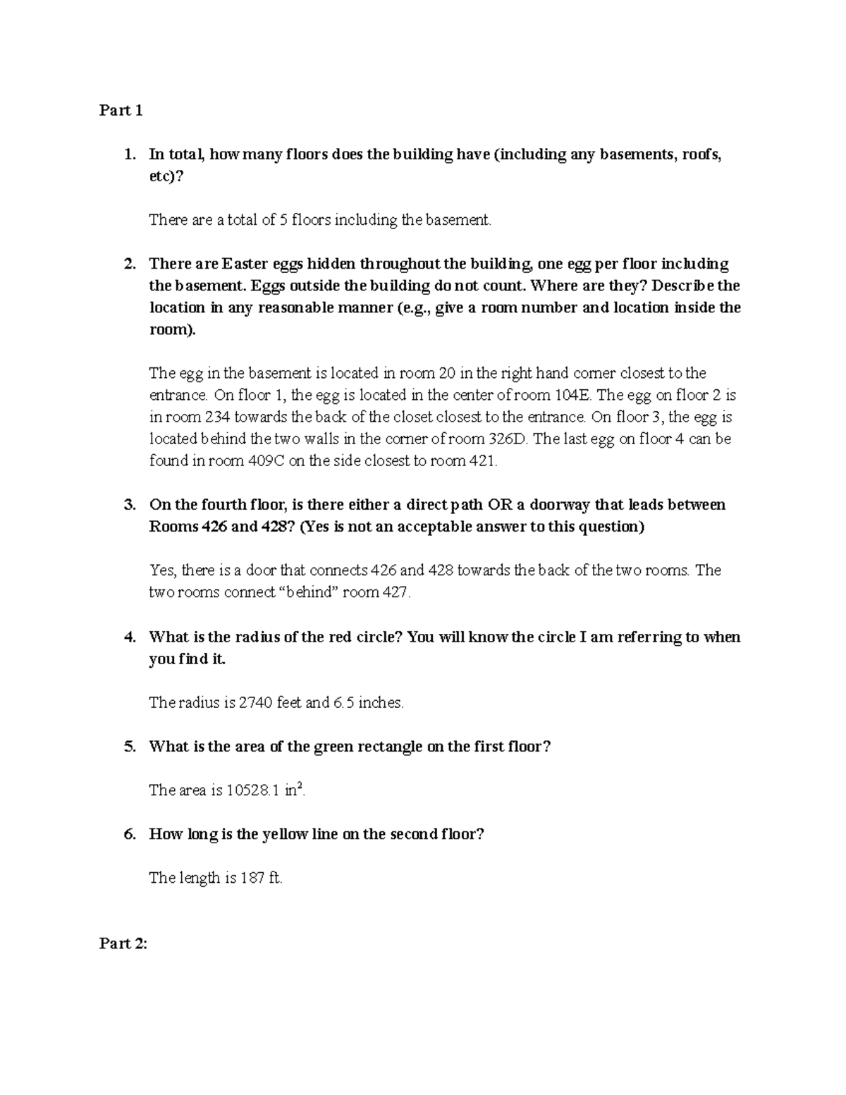 AC1 - HW - cornerstone autocad hw - Part 1 1. In total, how many floors ...