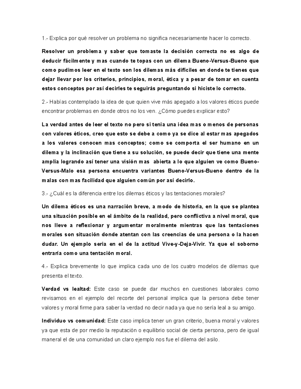 RAFH a4t2u2 - asdas - 1.- Explica por qué resolver un problema no ...