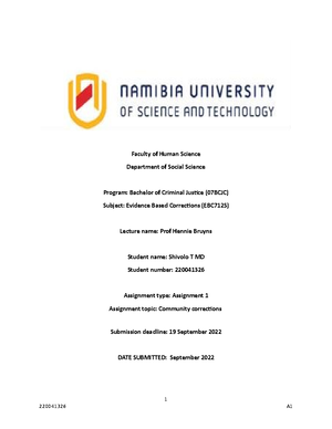 Absolute force and relative force - Theories of punishment [ARC] 1 ...